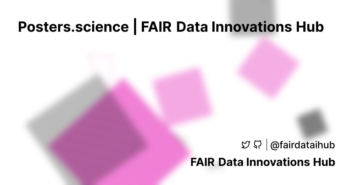 Posters.science | FAIR Data Innovations Hub