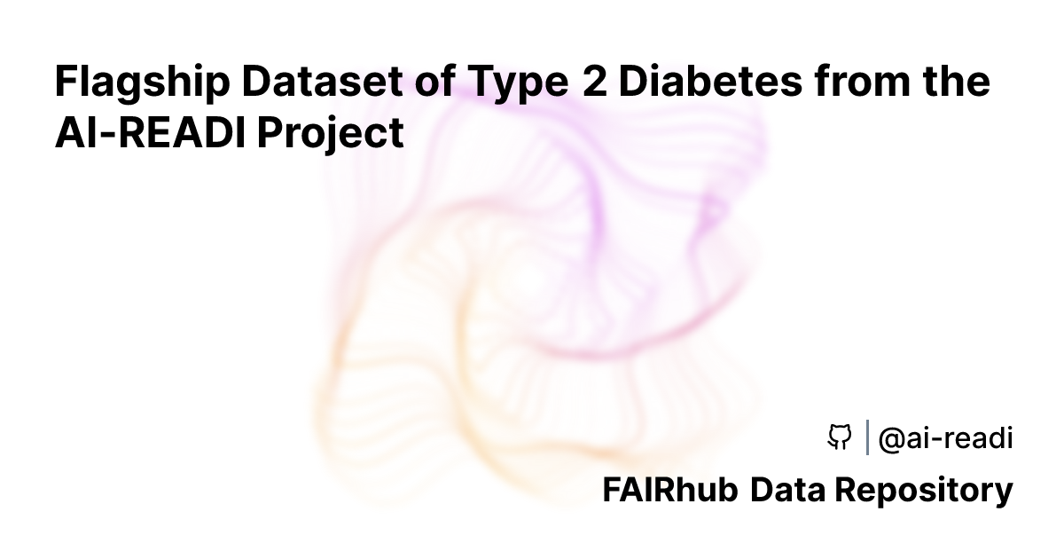 Flagship Dataset of Type 2 Diabetes from the AI-READI Project
